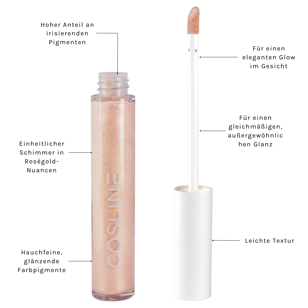 Highlighter - Soft Glow - Shiny 601 - Schimmer - flüssig - COSLINE ...